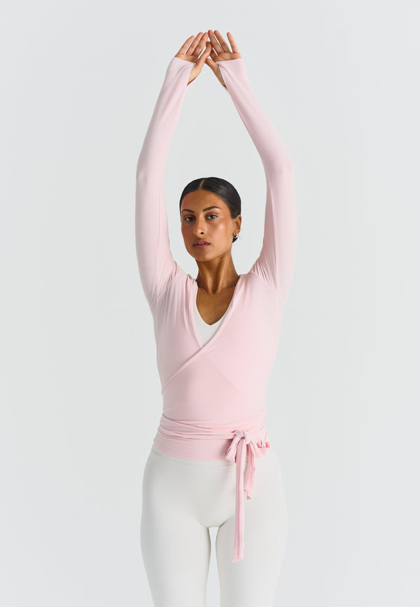 Soft Ballet Wrap Top - Ballet Slipper